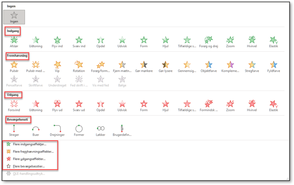 Guide: Animationer i PowerPoint